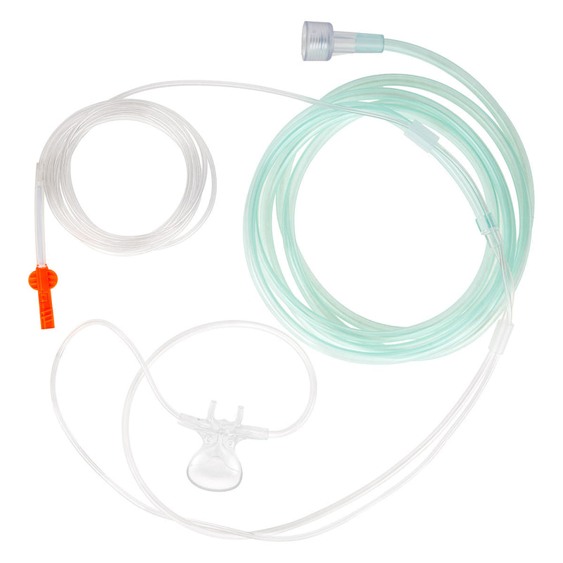 Smart CapnoLine Plus - Oral-Nasal - 6.5ft O2 Tubing Female Connector